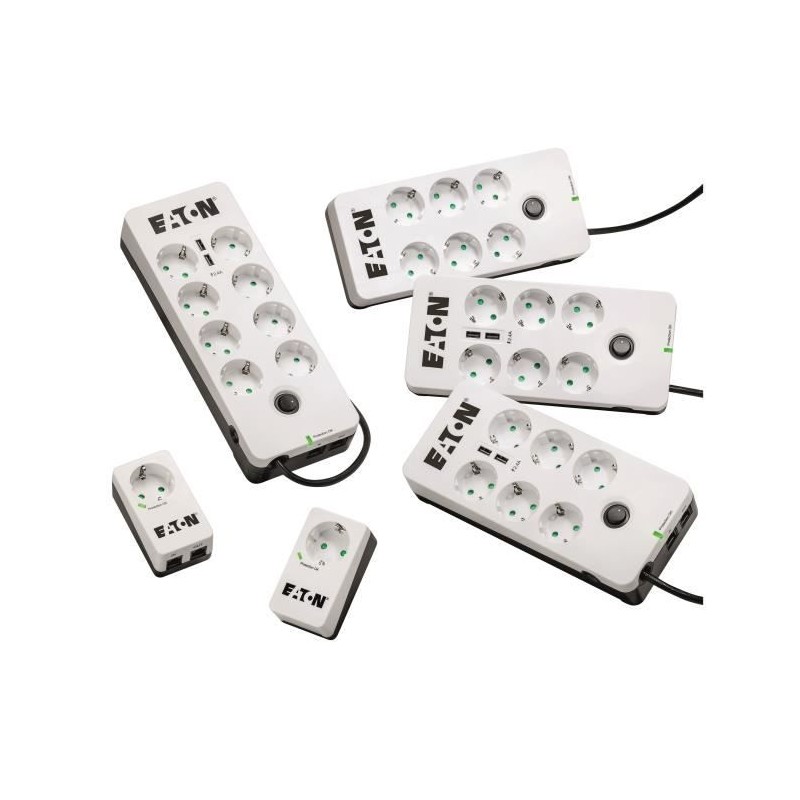 EATON Protection Box 6 USB DIN Multiprise parafoudre (norme 61643-1), 10A